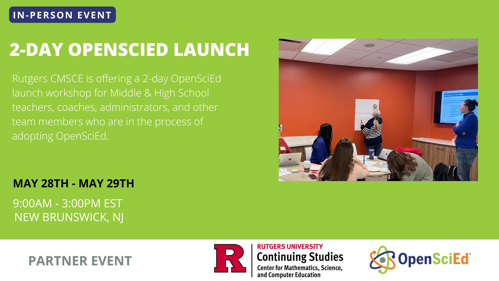 2-Day OpenSciEd Launch - OpenSciEd