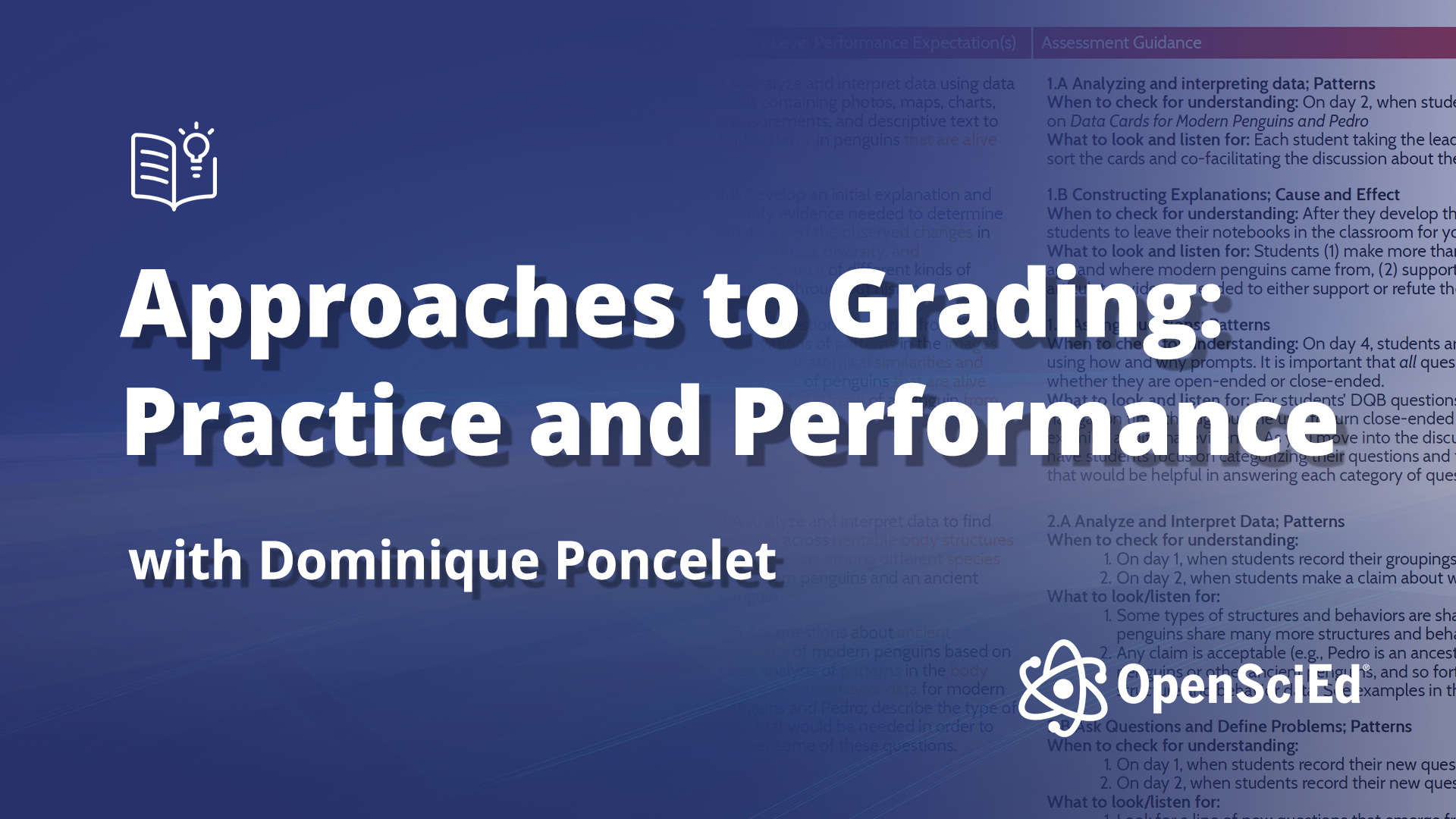 Assessment - OpenSciEd