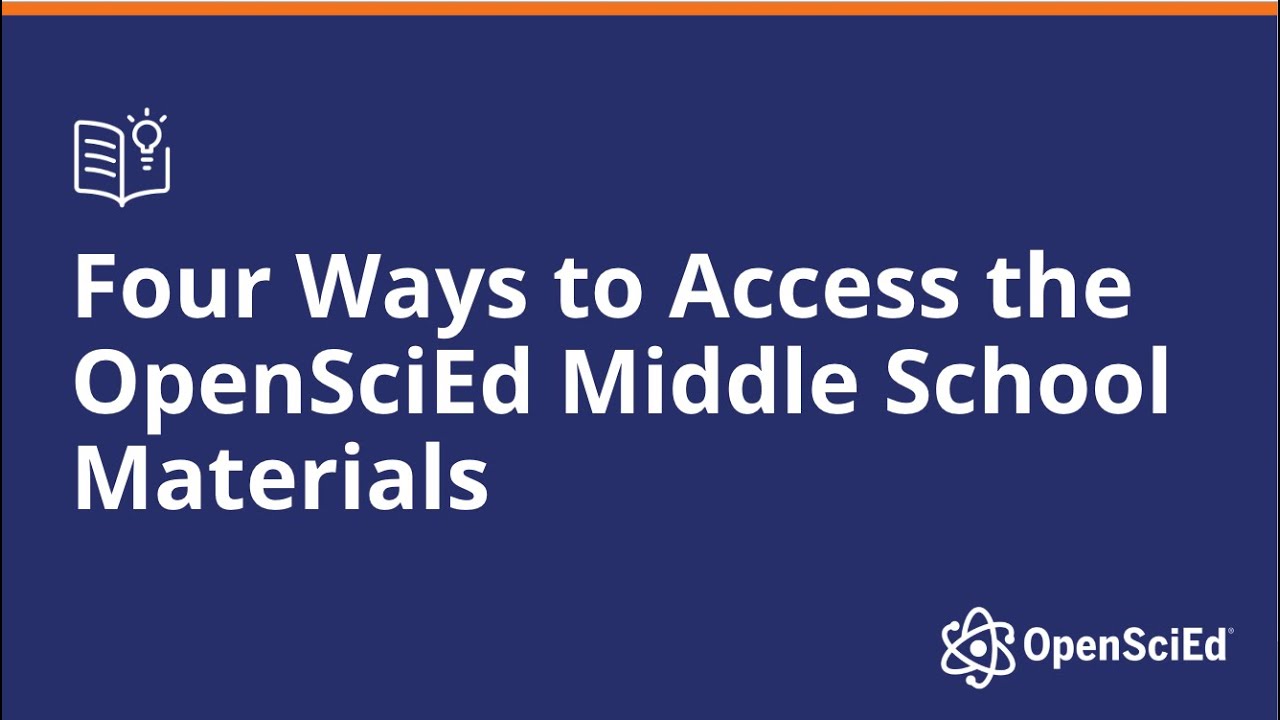 Four Ways to Access the OpenSciEd Middle School Materials - OpenSciEd