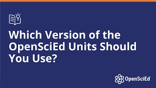 Planning and Preparation - OpenSciEd