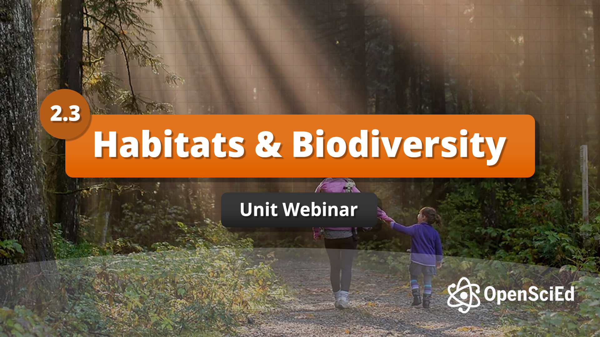 Unit 2.3 Habitats & Biodiversity Webinar - OpenSciEd
