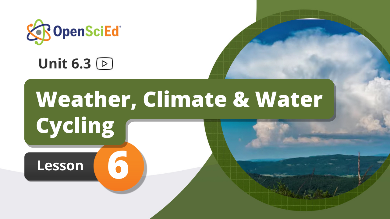 6th Grade Unit Resources - OpenSciEd