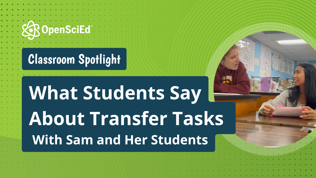 Assessment - OpenSciEd