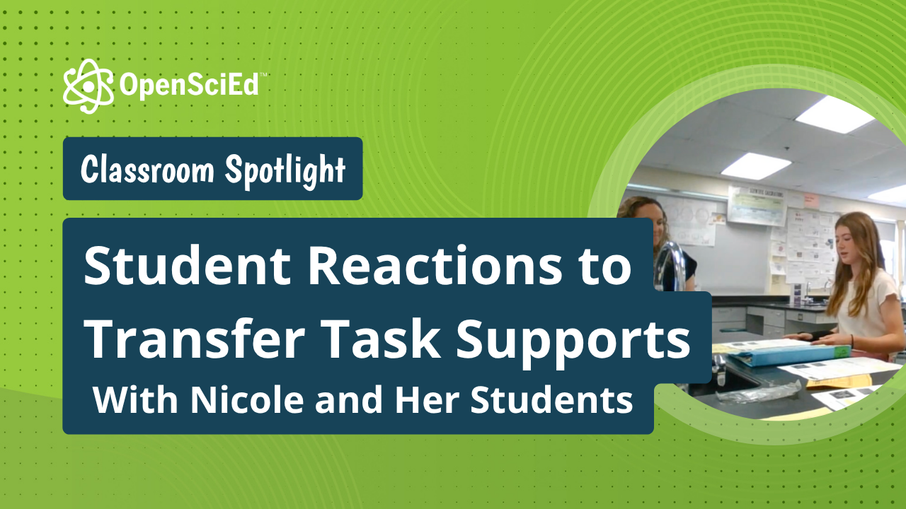 Assessment - OpenSciEd